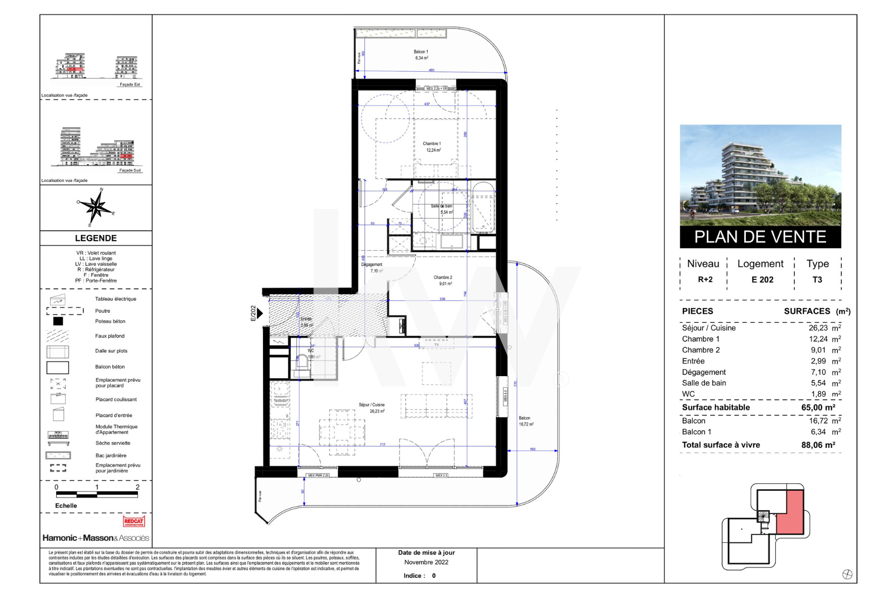 Appartement Dunkerque 3piece S 315 000€ Keller Williams France